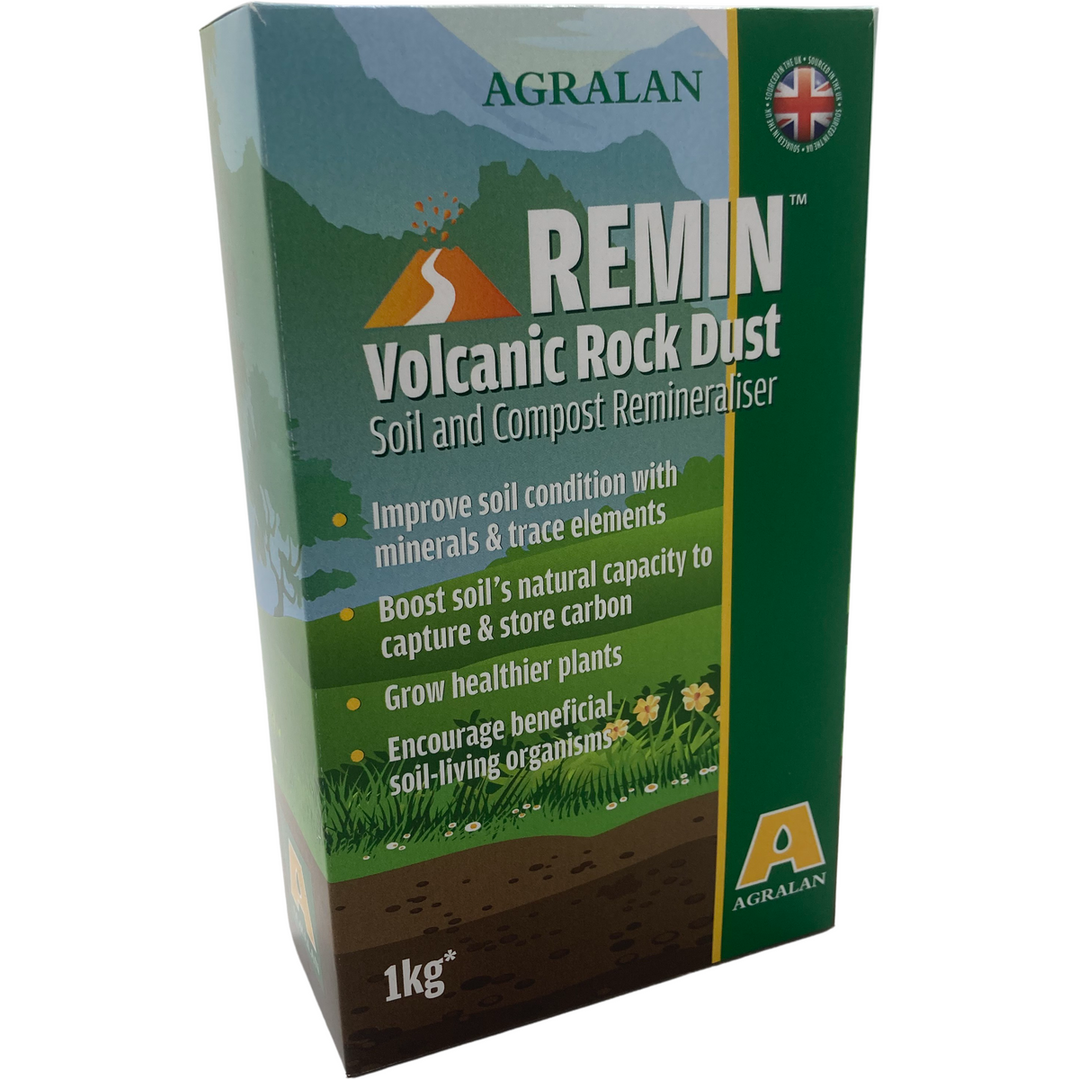 Remin 'Carbon Capture' 1kg Volcanic Rock Dust – Agralan Ltd